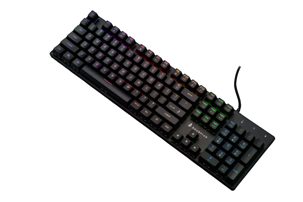 Verbatim KingPin M2 keyboard Gaming USB QWERTZ UK English Black ...