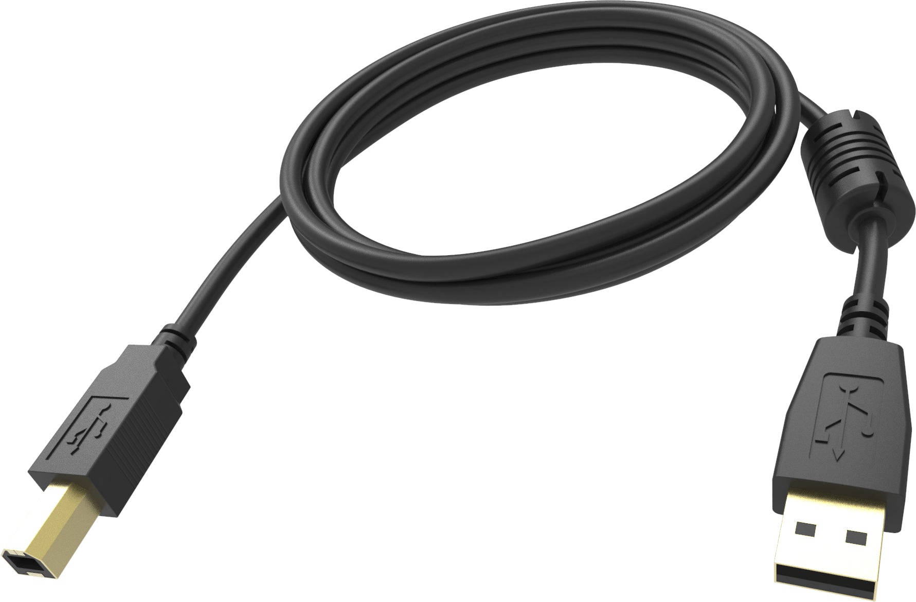 Vision TC 3MUSB/BL USB cable USB 2.0 3 m USB A USB B Black – Baseline ...