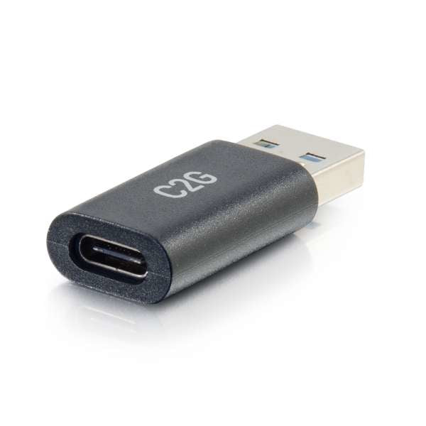 C2G USB-C® Female to USB-A Male SuperSpeed USB 5Gbps Adapter Converter ...