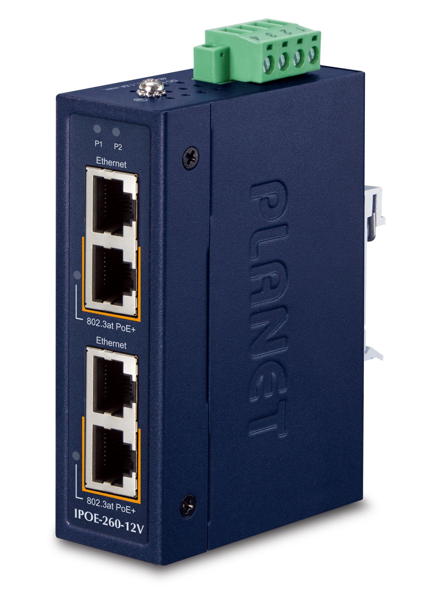 PLANET Industrial 2-port 10/100/1000T Gigabit Ethernet (10/100/1000) P ...