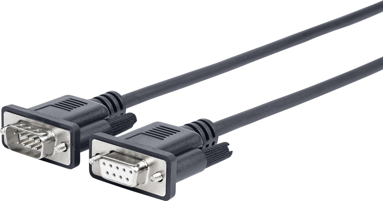 Vivolink 1.0m D-sub 9 pin - D-sub 9 pin serial cable Black 1 m ...