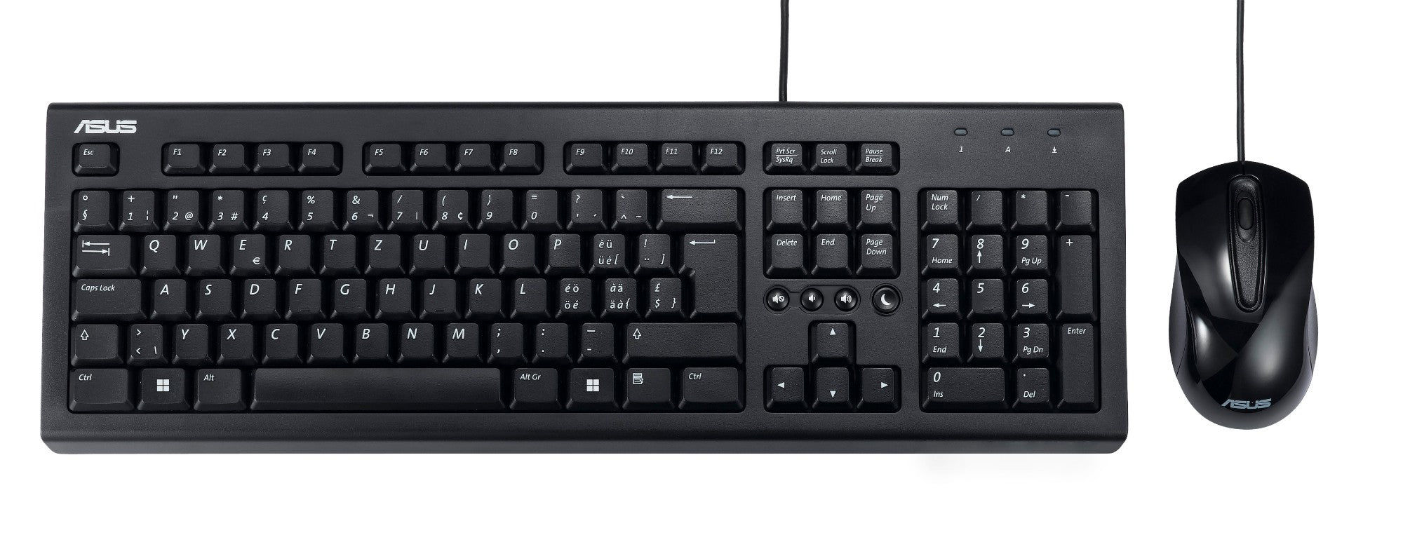 ASUS U2000 +MOUSE keyboard Mouse included USB QWERTY UK English Black ...